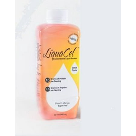 LiquaCel Protein Supplement Peach Mango, Ready to Use, 32 oz. Bottle ...