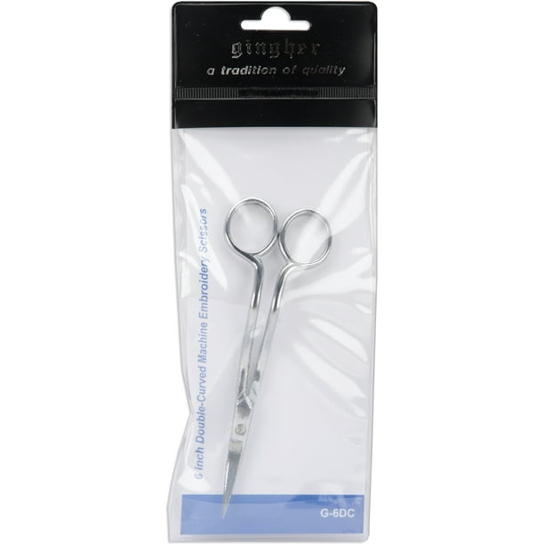 Gingher Double-curved Embroidery Scissors (6")" - Walmart.com