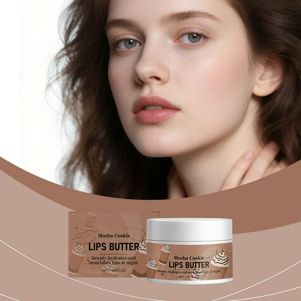 Mascarilla labial nocturna hidratante con sabor a galleta de moca ...
