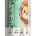 Cartoon Wolf Sheer Curtains for Living Room Bedroom Summer Butterfly ...