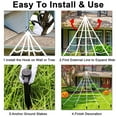 16 FT Giant Spider Web Halloween Decorations Outdoor with 24inch Large ...