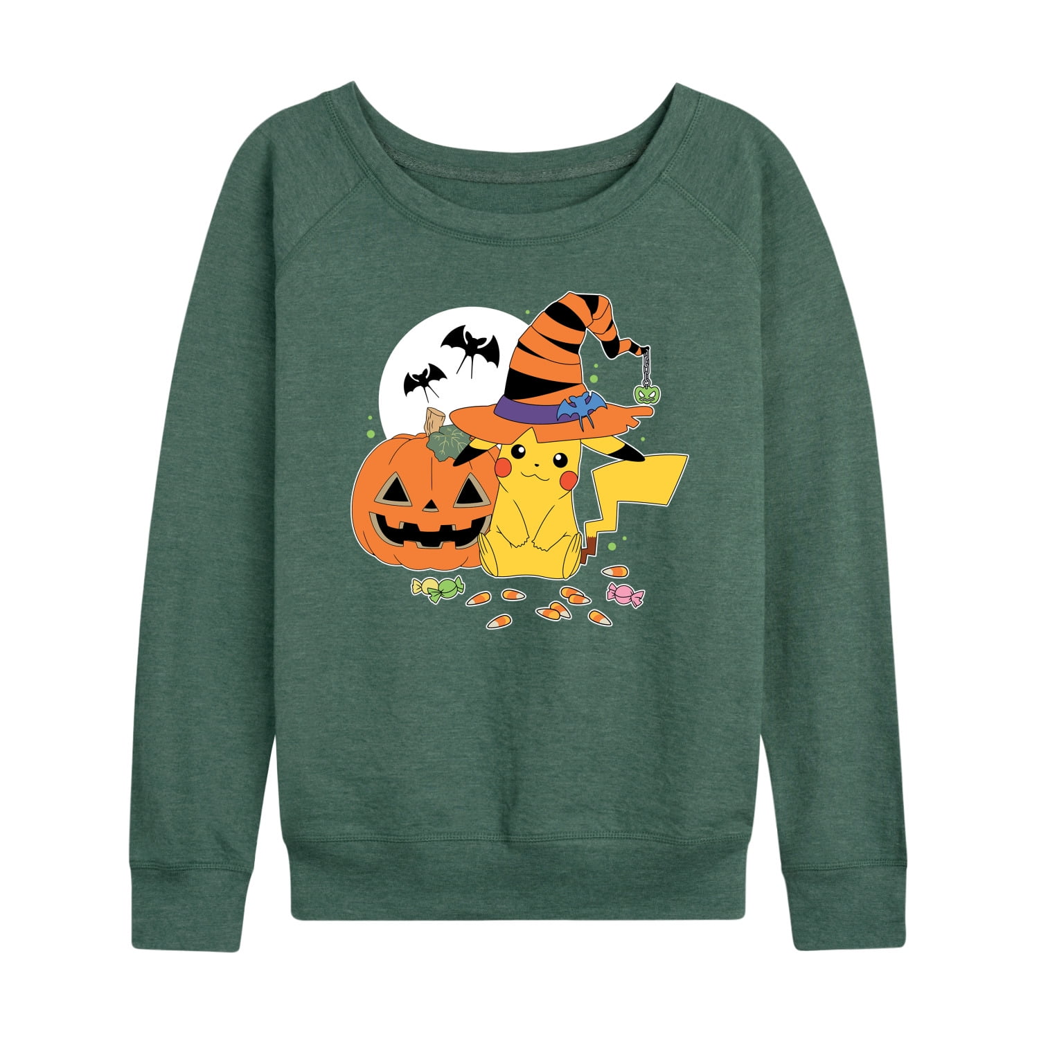 Pokémon - Witch Pikachu With Candy - Women's Lightweight French Terry ...