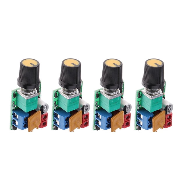 4x 1 piece Mini Small PWM DC 3V-35V 5A Motor PWM Controlador de Control ...