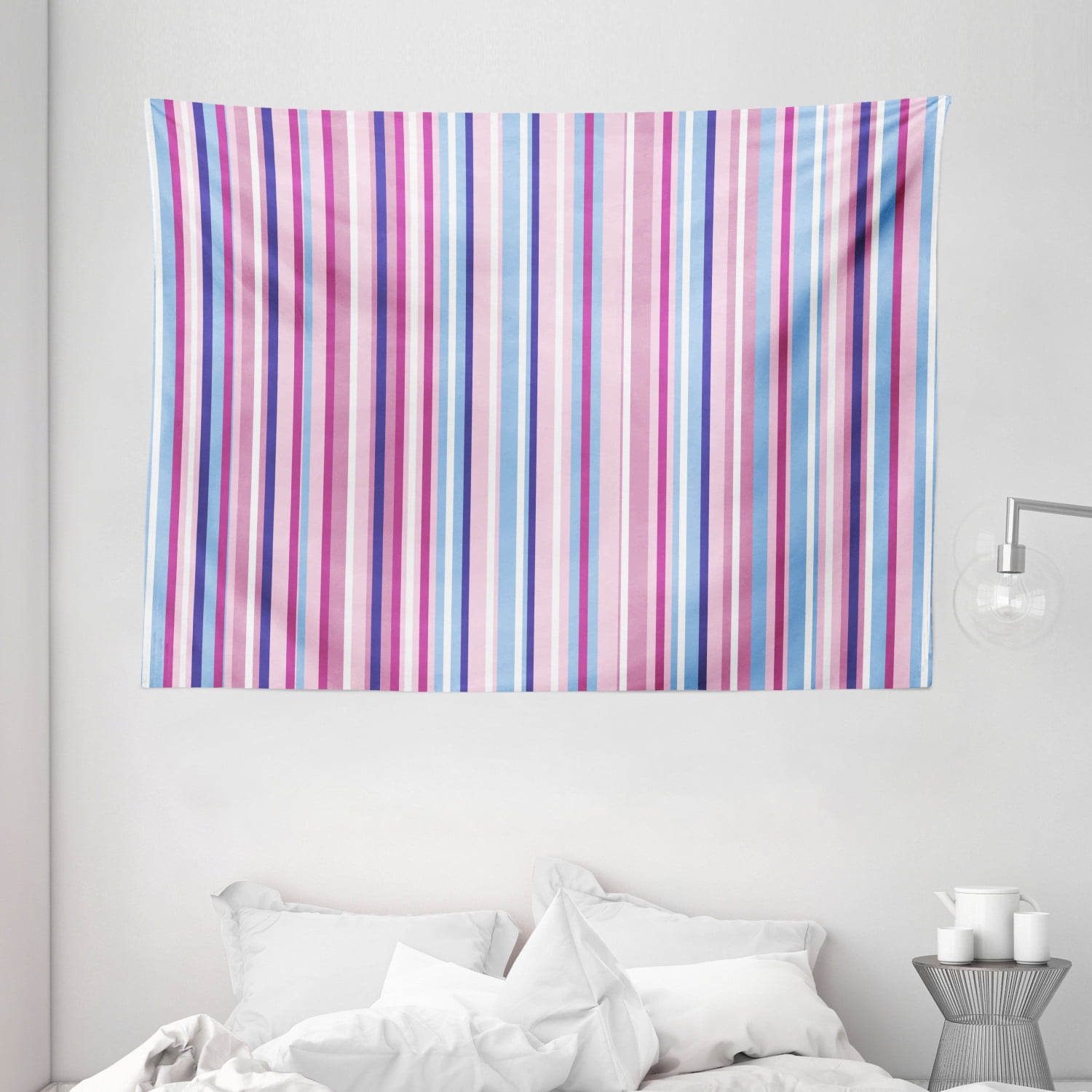 Abstract Tapestry, Vertical Striped Gradient Different Colored Lines ...