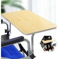 57 x 30cm Wheelchair Table Wooden Solid Removable Wheelchair Tray ...