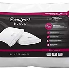 Beautyrest Black Pillows, 2-Pack Standard Queen - Walmart.com