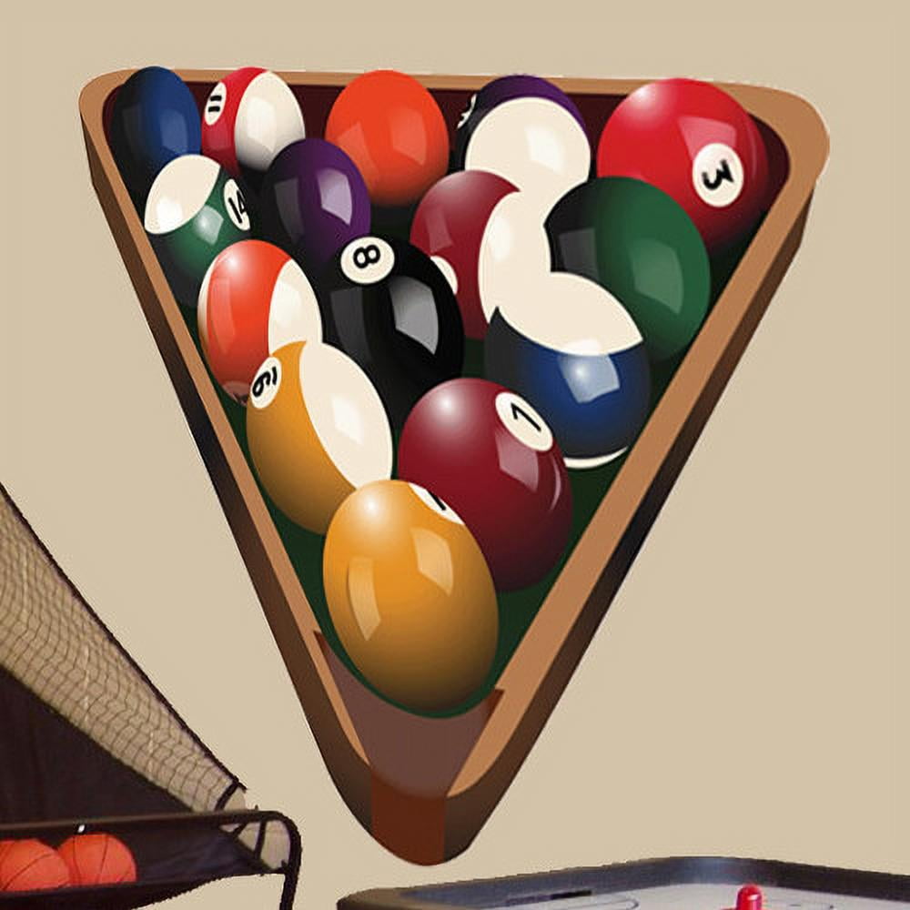 Wallhogs Pool Balls Cutout Wall Decal - Walmart.com