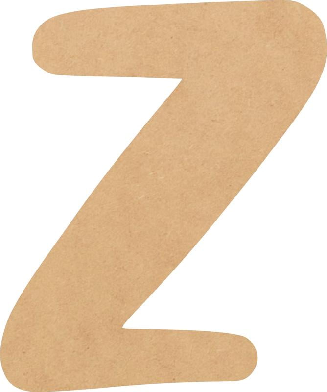Paintable Craft Letter Z, DIY 10'' Tall DIY A-Z Letter, Brownie Buster ...