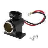 Ever Start Auto Auxiliary Dual 12 Volt Power Outlet Black for Vehicles ...
