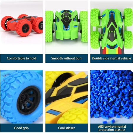 Pull Back Toy Cars Inertia Cars Toys 4Pcs Pull Back Toy Cars 360 ...