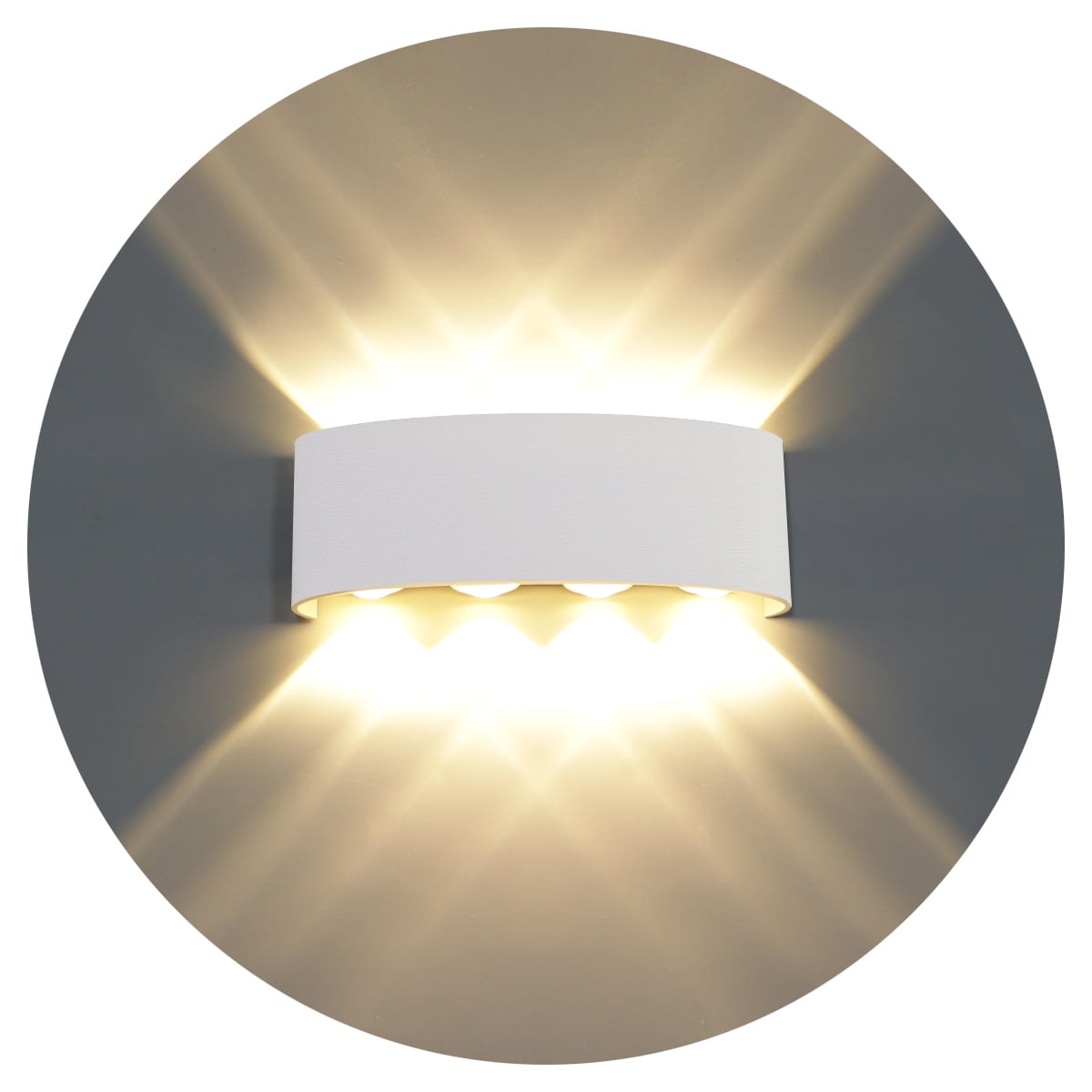KAWELL 8W Waterproof Modern Wall Sconces LED Wall Light Up Down ... KAWELL 8W Waterproof Modern Wall Sconces LED Wall Light Up Down ...