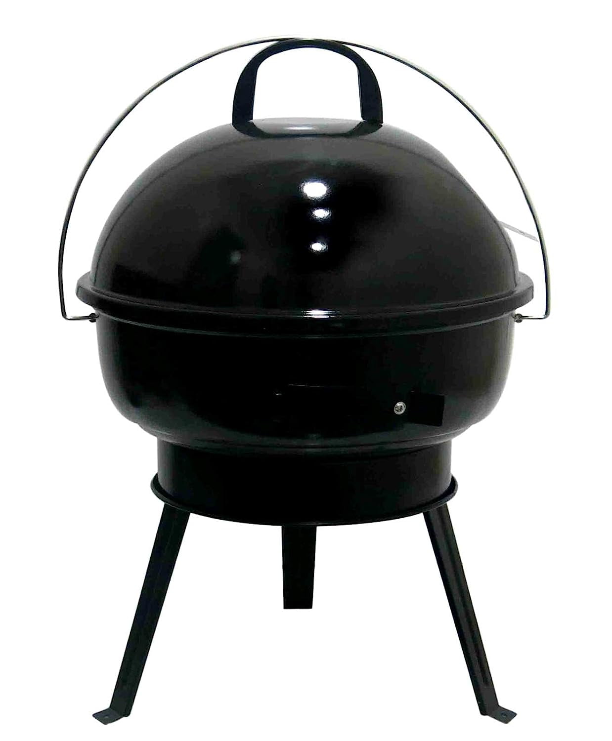 Fabrilla Round Barbeque Folding with Legs with 5 Skewers BBQ Charcoal ...