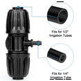 1/2 to 1/4 Drip Irrigation Fittings,25Pack Barbed Tee 1/2Inch Tubing 1 ...