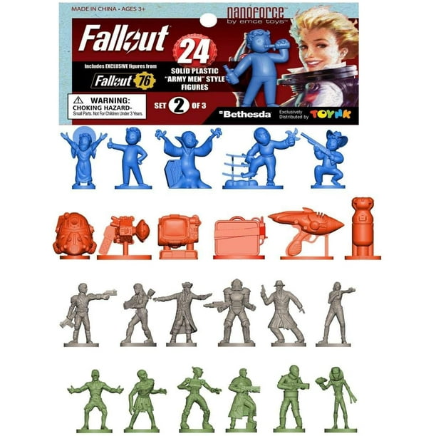 Fallout Nanoforce Series 1 Army Builder Figure Collection - Deluxe ...