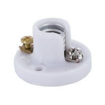 B&P Lamp® Short Keyless, Aluminum Medium Base Lamp Socket with Antique ...