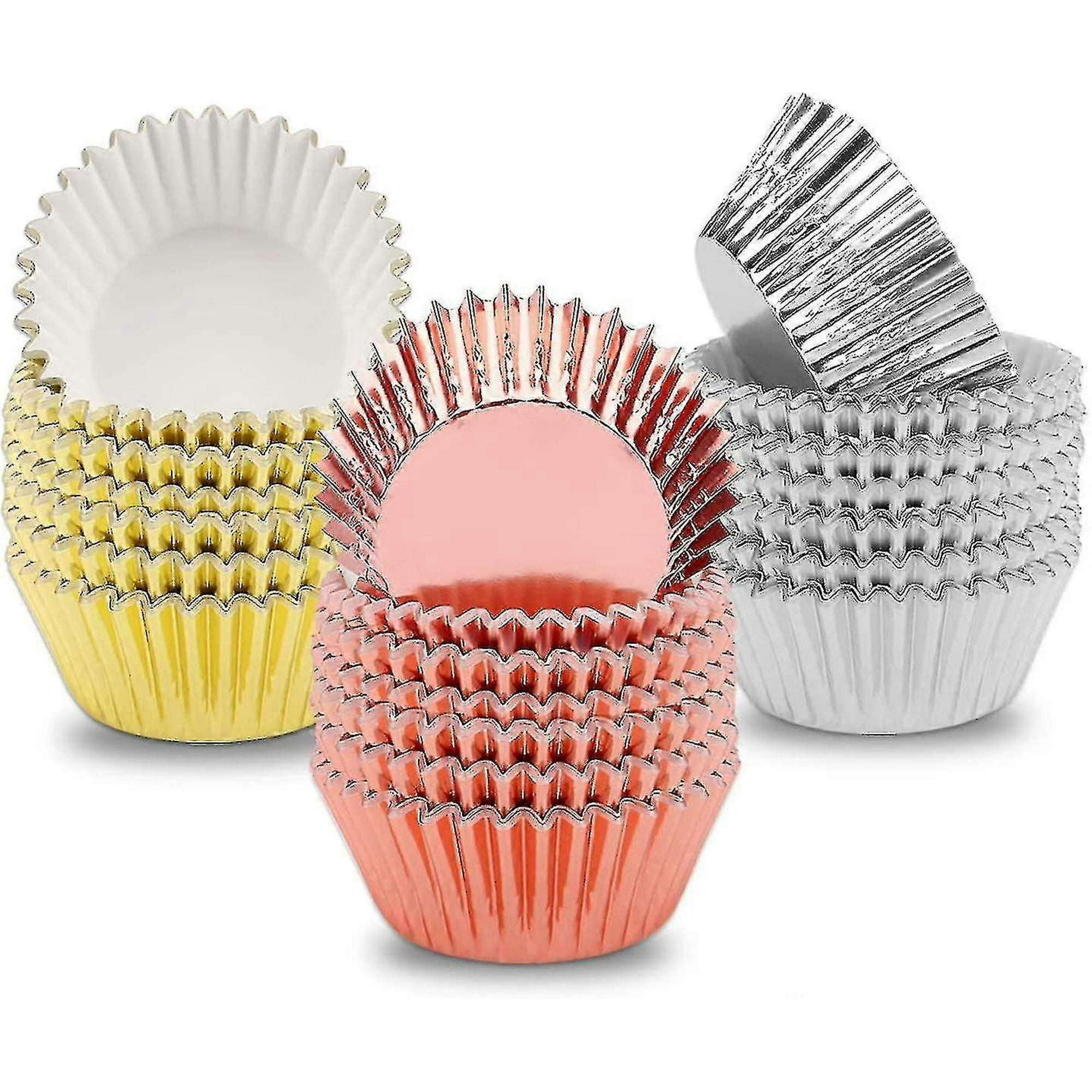 Click here for Ksitnty 300 Pieces Aluminum Foil Cupcake Liners prices