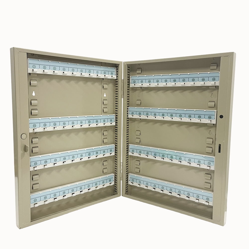 Techtongda 60 Hooks Lock Box Cabinet Storage Key Cabinet Key Organizer ...