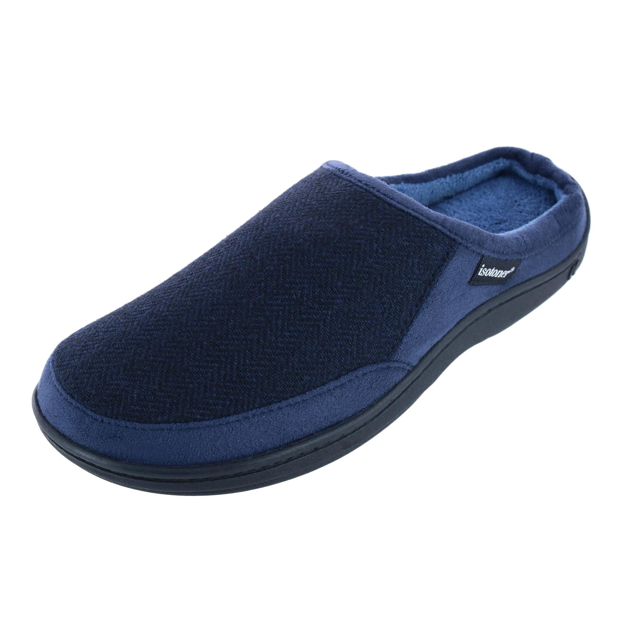 Click here for Isotoner Herringbone Logan Hoodback Slipper (Mens) prices