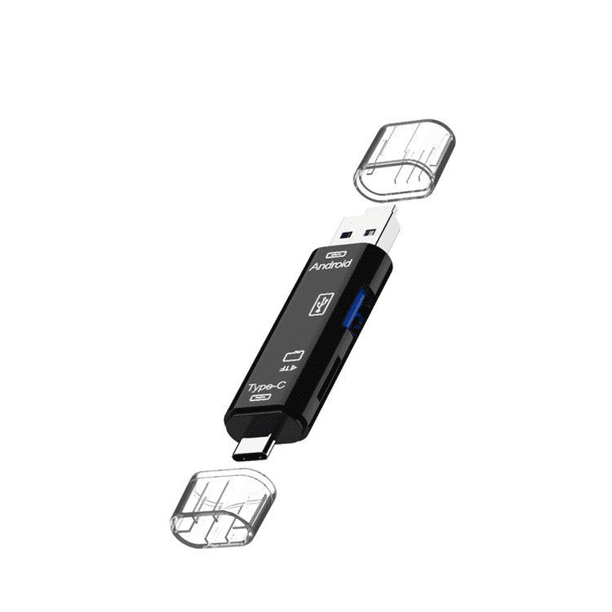 Type C/Micro USB SD Card Reader, Memory Card Reader for Micro SD, Micro ...