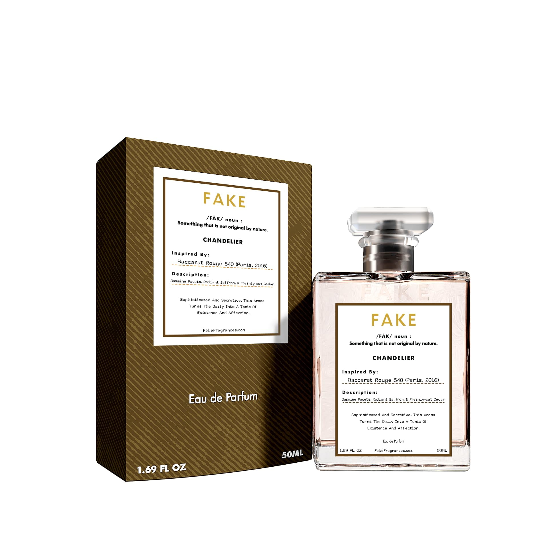 Candelabro falso con perfume Baccarat Rouge 540 50 ml unisex Fake ...