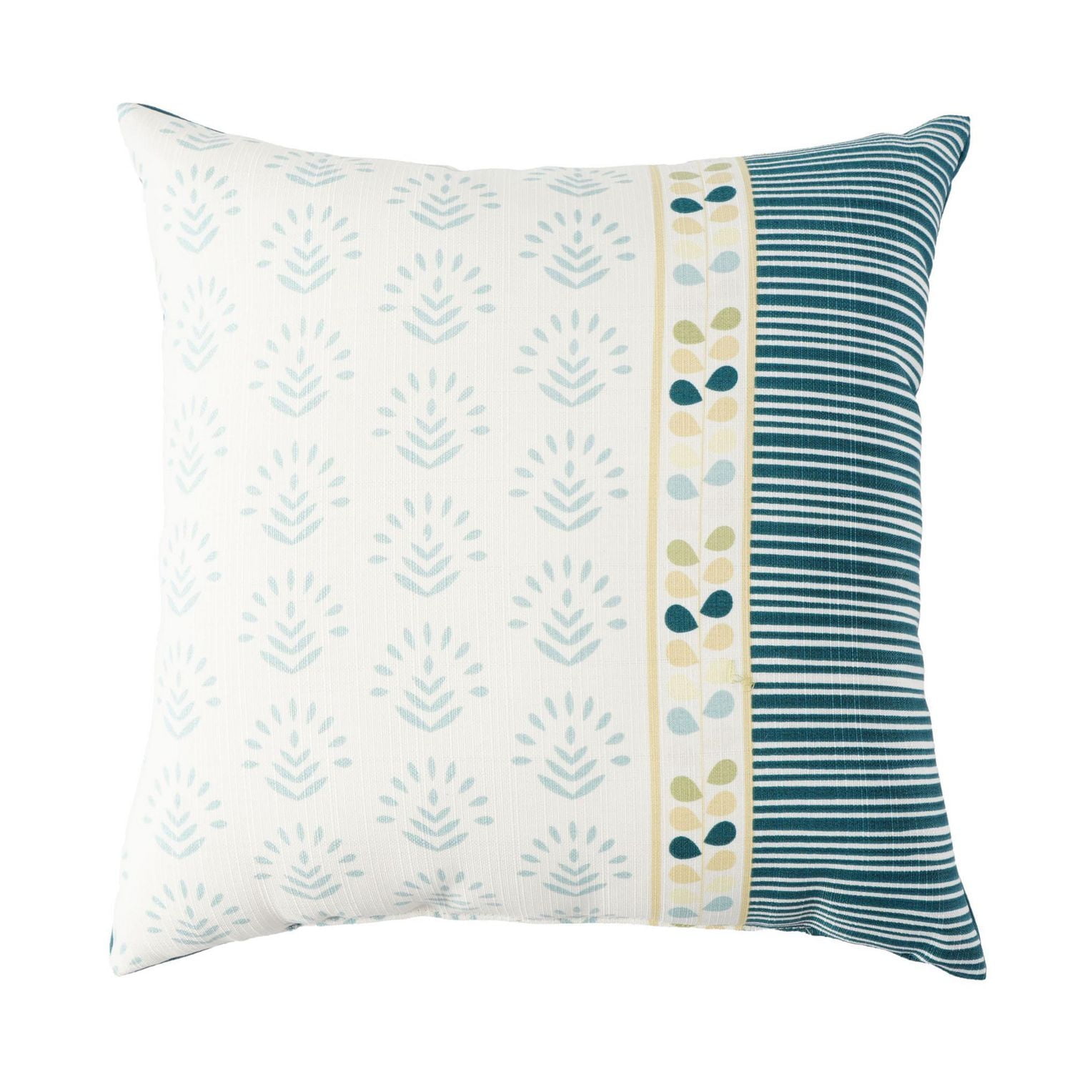 Click here for Hometrends Stamp Blue Toss Cushion 2-Pack 16 In X... prices
