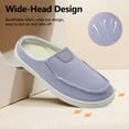 Barefoot Shoes Wide Toe Box Canvas Mules for Women with Fleece ...