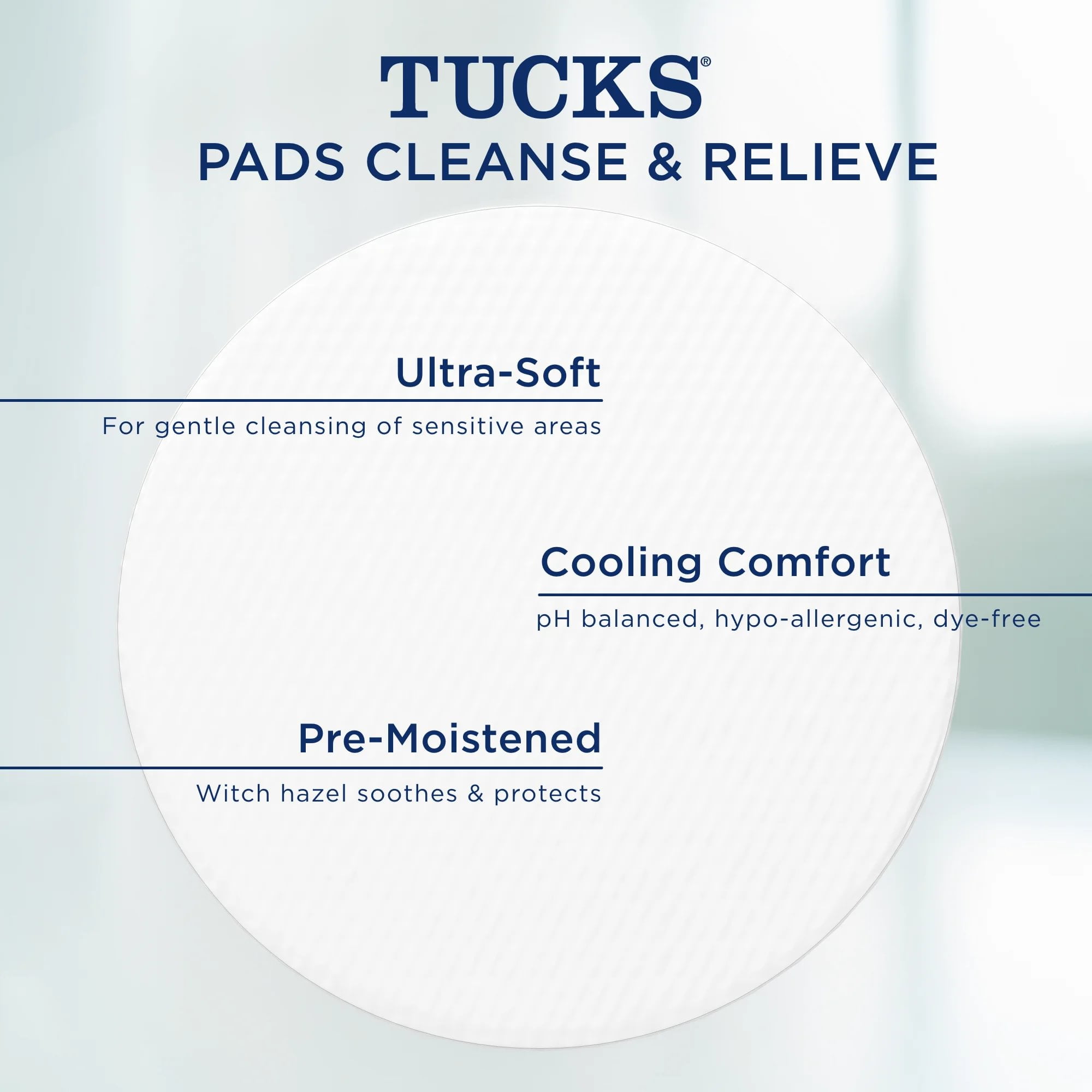 TUCKS® Medicated Cooling Pads, Immediate Relief From Burning, Itching ...