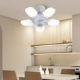 EcoNest LED Garage Light With Fans Socket Fan Light Ceiling Fans With ...