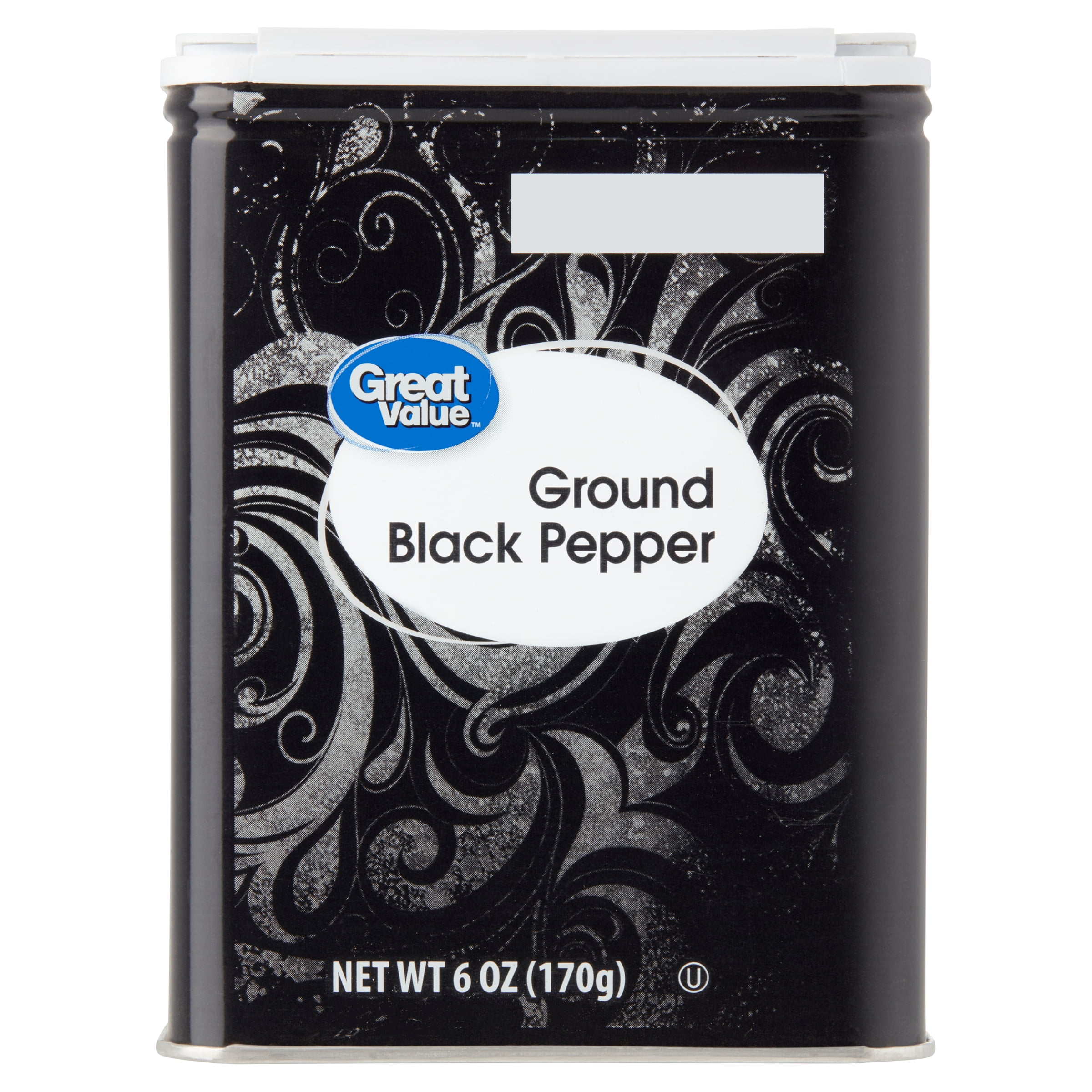 Great Value Ground Black Pepper, 6 oz - Walmart.com