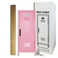 Metal Mini Locker with Lock and Key - Light Pink - Walmart.com