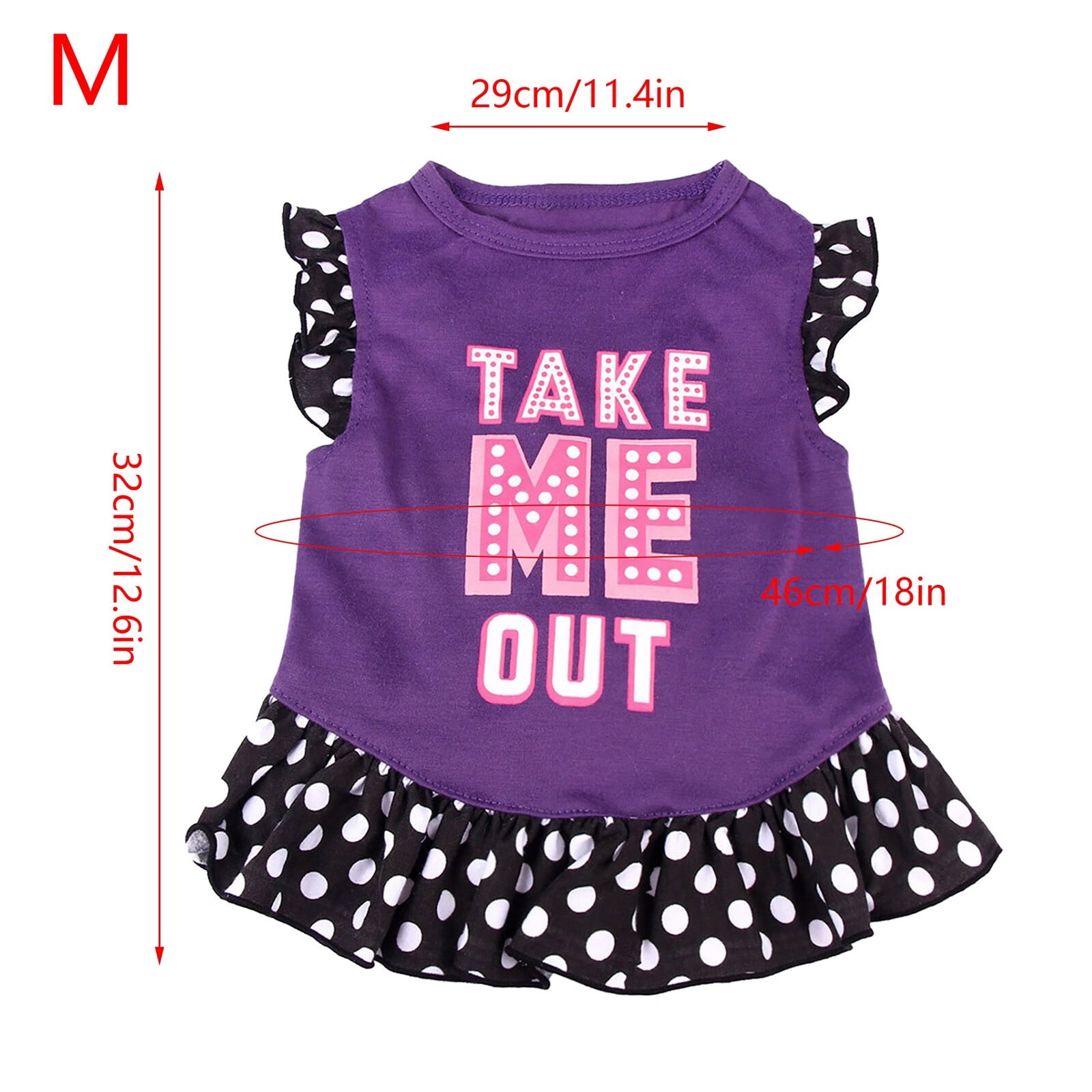 Summer Cute Pet Puppy Small Dog Cat Pet Dress Apparel Clothes Fly ...