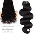 Body Wave Clip in Hair Extensions, Real Human Hair Clip in Extensions ...