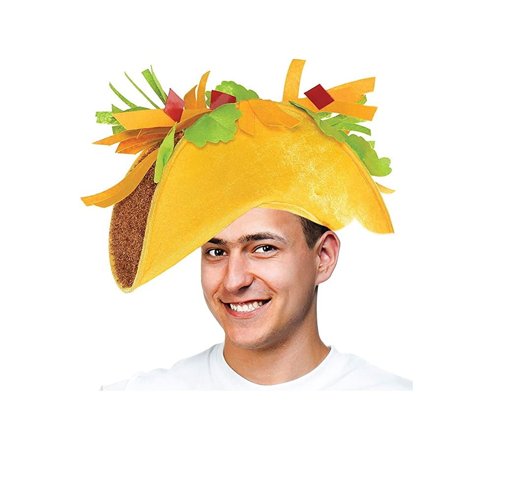 Tigerdoe Taco Costume Hat - Food Costumes - Costume Party Hat - Fiesta ...