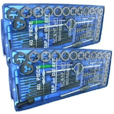 Code Auto Tools 40 piece carbon steel SAE tap and die set - Code Auto ...
