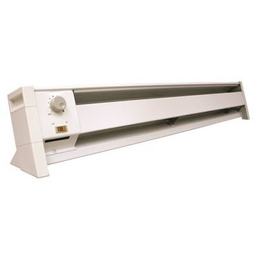 King Electric 4' Baseboard Heater, 1000W / 120V, Bright White, 4K1210BW ...