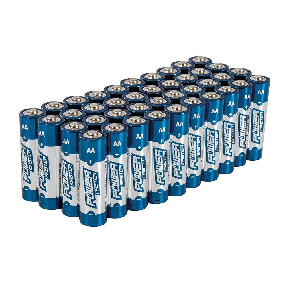 Powermaster - AA Super Alkaline Battery LR6 40pk - 40pk - Walmart.com