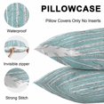 Aqua Tree Trunk Outdoor Pillow Covers 24x24 Inch Throw Pillow Covers ...