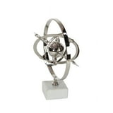 Decmode Traditional 15 X 12 Inch Aluminum Armillary Sphere With Ceramic ...