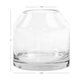 Koyal Wholesale 3 Inch Clear Glass Bud Vases Bulk Set Of 6 Modern Mini