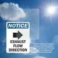 (2 Pack) Exhaust Flow Direction Sign - Walmart.com