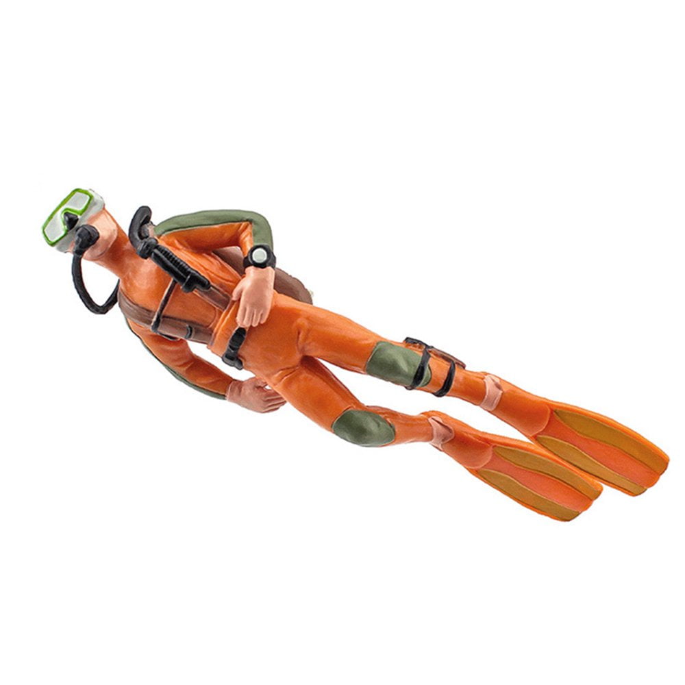 Diver Figure Realistic DIY PVC Simulation Seabed Exploration Swimmer ...