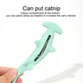 Byujiro Silicone Shark Cat Teething Toy with Catnip Interactive Dental ...