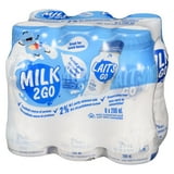 Milk2Go 2% Partly Skimmed Milk, 6 x 200 mL - Walmart.ca