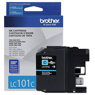 Brother Genuine Standard Yield Black Ink Cartridge, LC101BK ...
