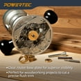 POWERTEC 5-3/4" Universal Router Base Plate w/ Screws for Trim and ...