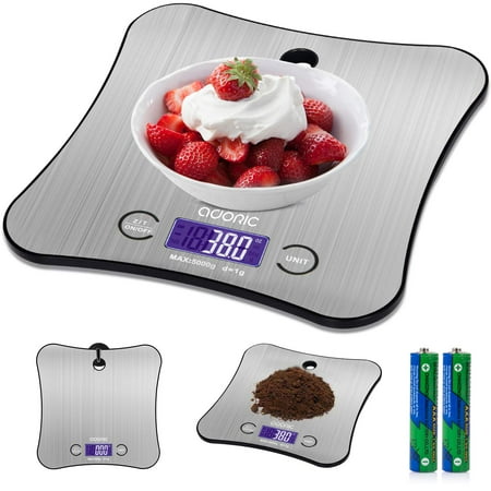 Digi al Ki chen Scale, Precision Pocke Food Scale LCD Display lb/5kg ...
