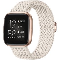 REQO Compatible Fitbit Versa Bands, Braided Stretchy Bracelet ...
