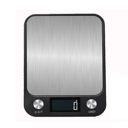 Stainless Steel Flat Kitchen Scale Small Mini 5kg Electronic Platform ...