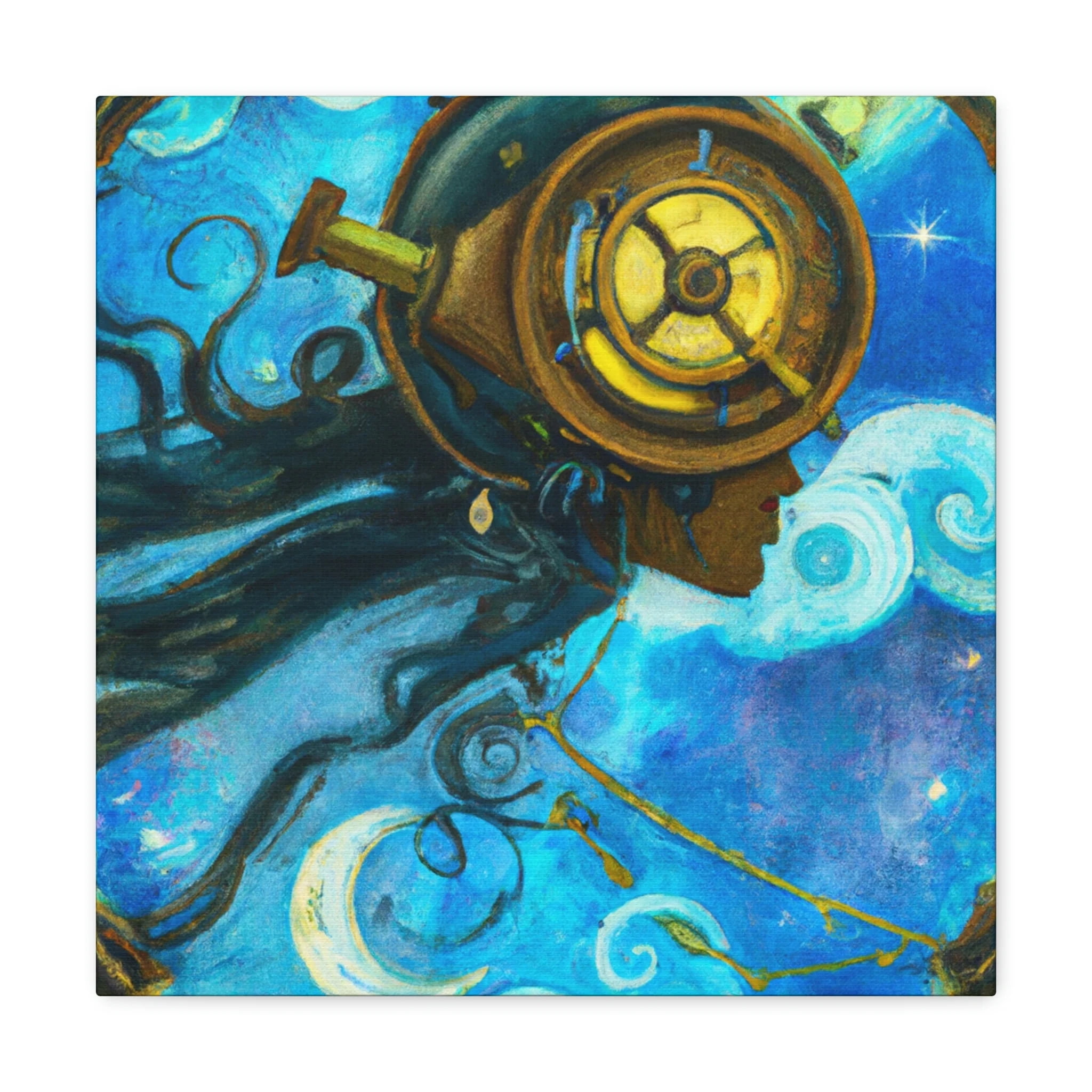 Neptune's Steam Empire - Canvas - Walmart.com