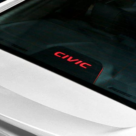 for Civic High Brake Light Sticker Acrylic Projection Board Decal Top ...